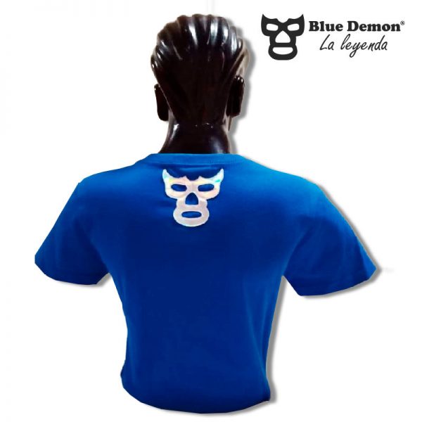 Playera Dama «Logo Cosido» Azul Rey – Blue Demon Tienda Oficial