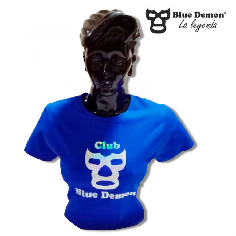 Playera Dama «Club» Azul Rey – Blue Demon Tienda Oficial