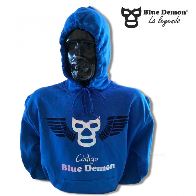 Sudadera «Código» Cerrada Azul Rey – Blue Demon Tienda Oficial